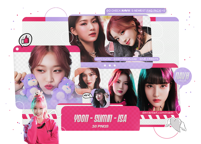 [PNGPACK] STAYC - YOON X SUMIN X ISA TB TEASERS by navh on DeviantArt