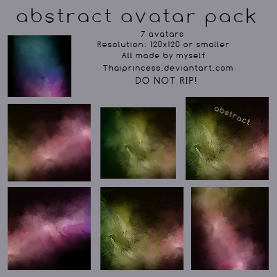 Avatars pack -1- by ThaiPrincess on DeviantArt