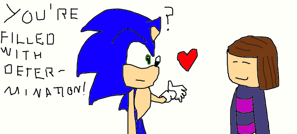 Sonic in Undertale by EricTheHedgehog17 on DeviantArt