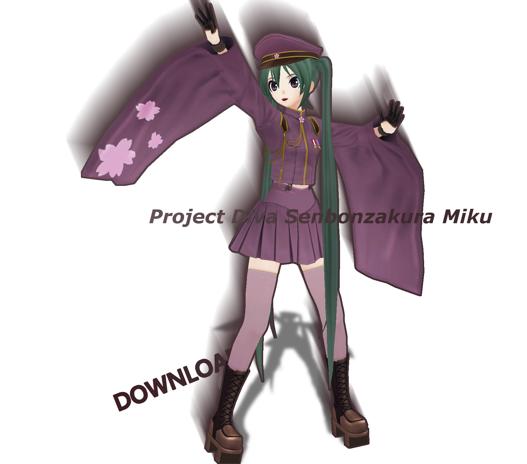 .:MMD:. Project Diva Senbonzakura Miku [DOWNLOAD] by Len11999 on DeviantArt
