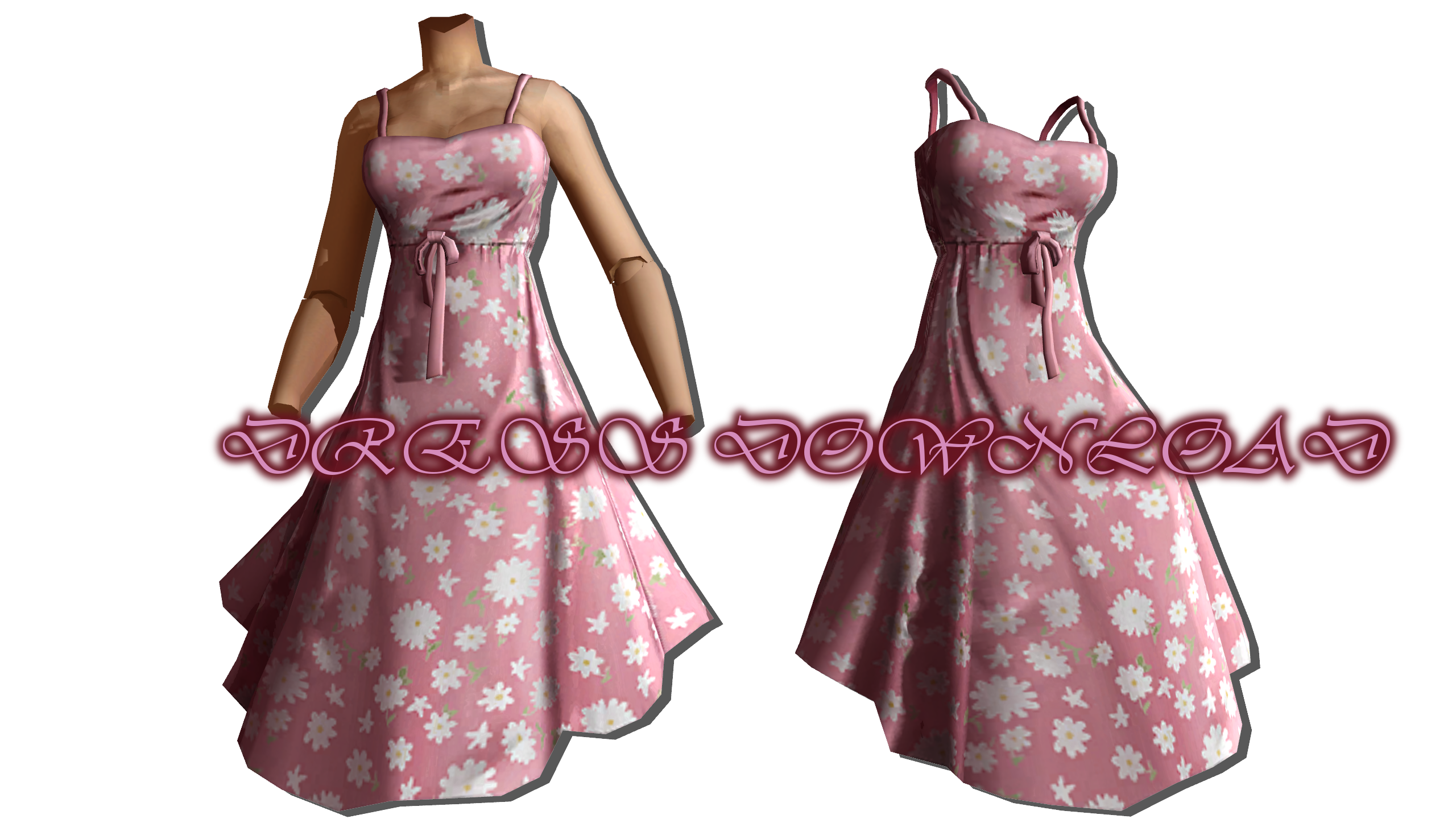 .:MMD:. [MVS] Pink Dress {DL} by Len11999 on DeviantArt