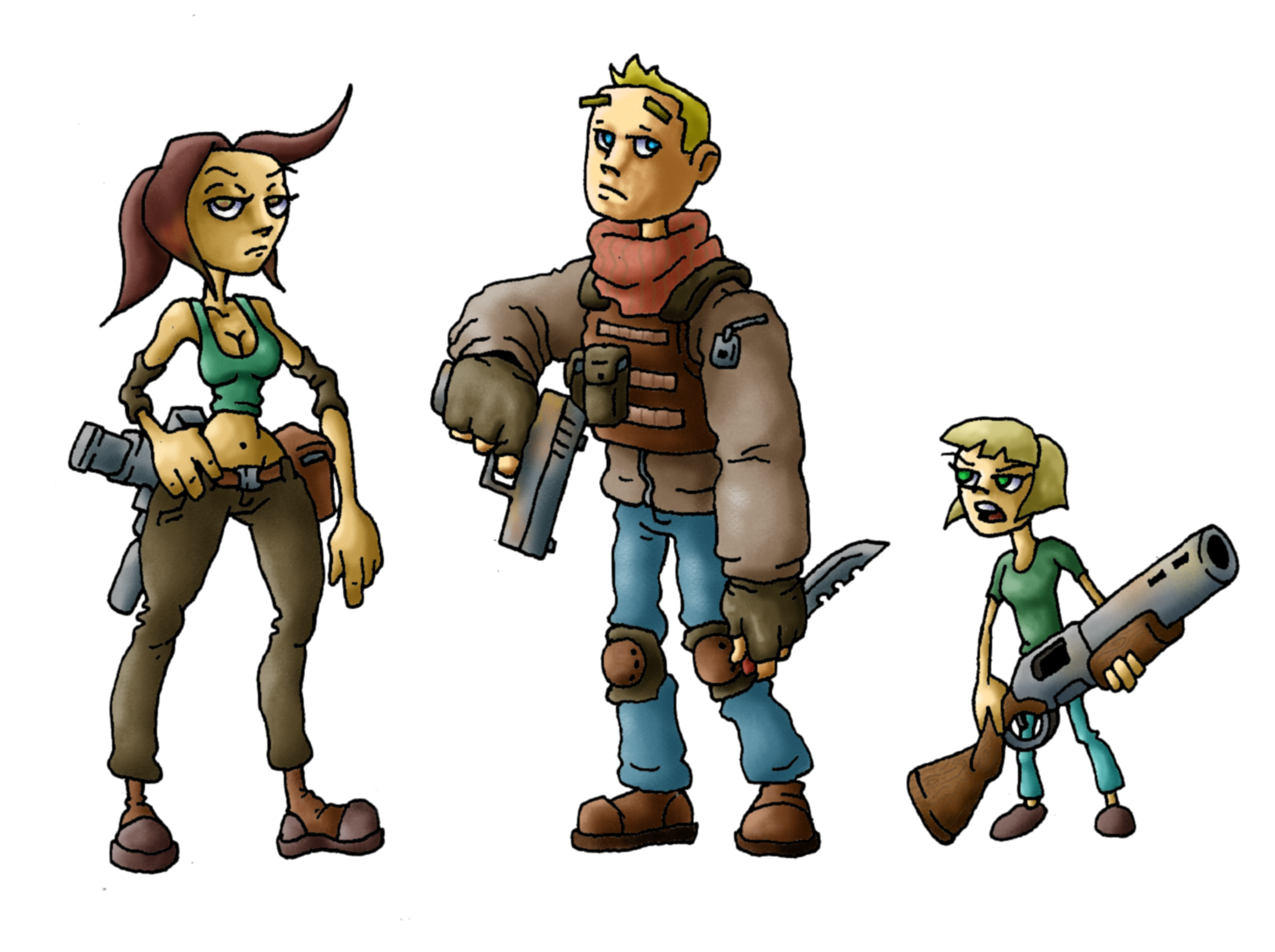Cartoon survivors by WARSHELL83 on DeviantArt
