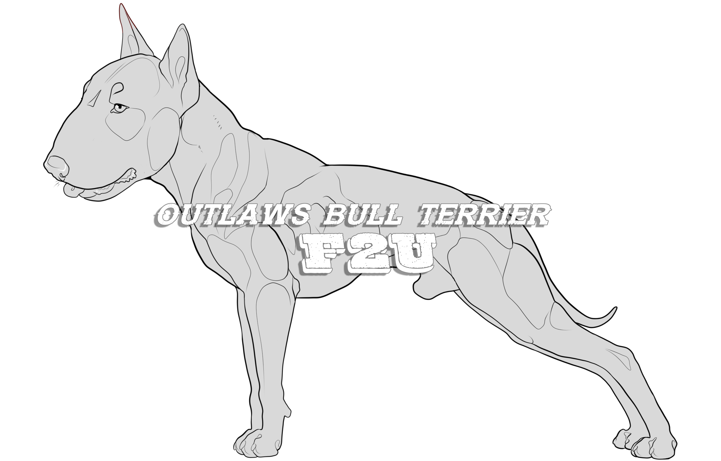 BULL TERRIER F2U by Mister-Outlaw on DeviantArt