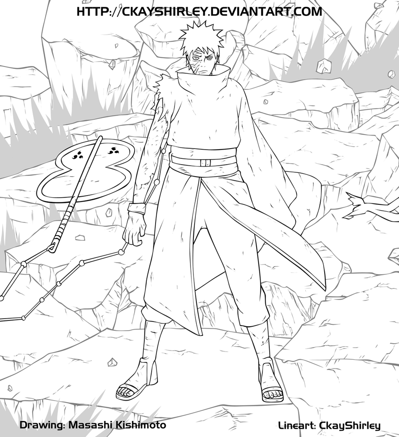 Tobi - Obito Lineart by CkayShirley on DeviantArt