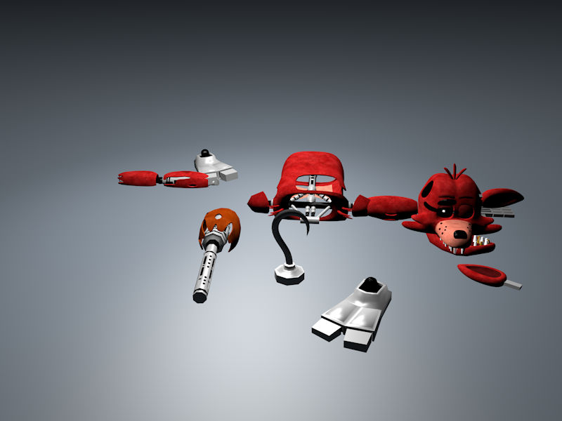 Foxy Parts by DevonFnaf on DeviantArt
