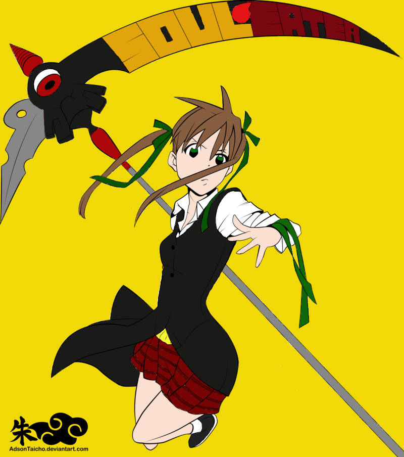 Maka Albarn and Soul Eater by FeatherWings1638 on DeviantArt