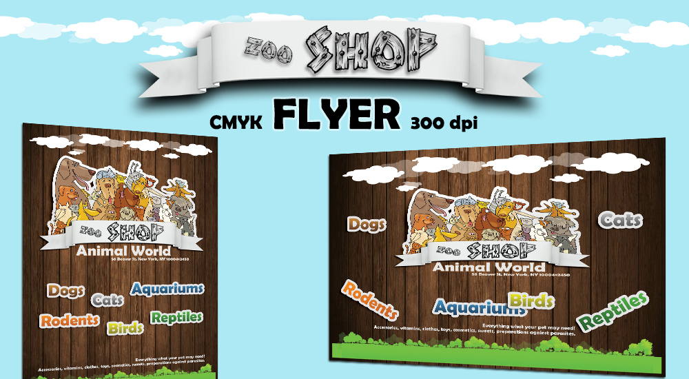 Free Zoo flyer/poster by Tsocho on DeviantArt