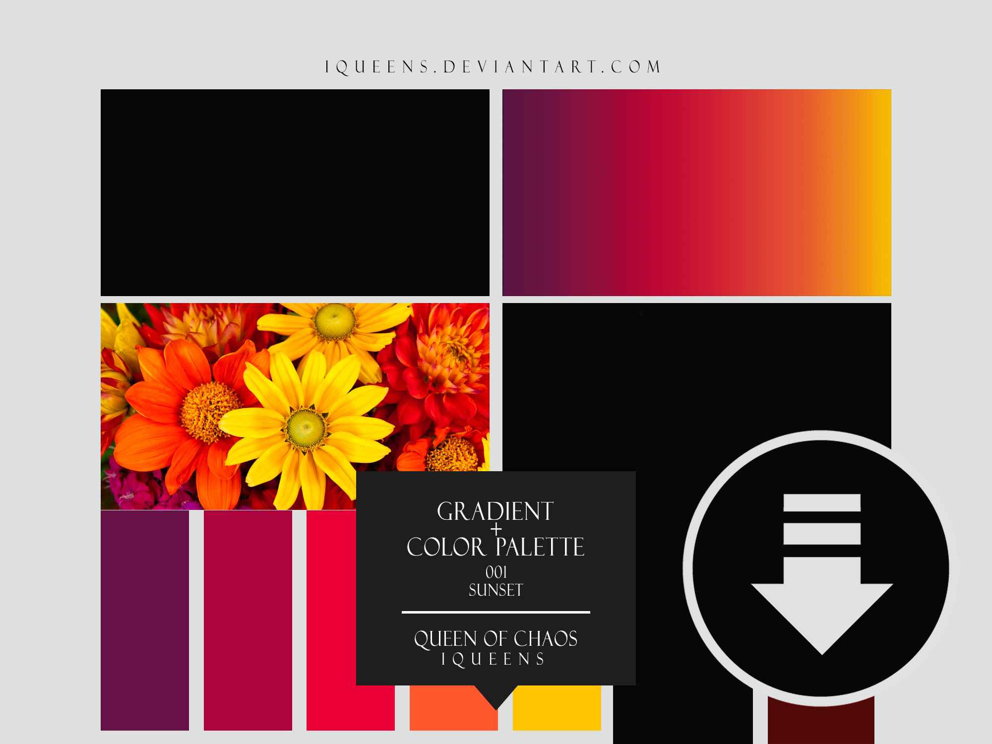PS Gradient + Color Palette 001 | Sunset by iQueenS on DeviantArt