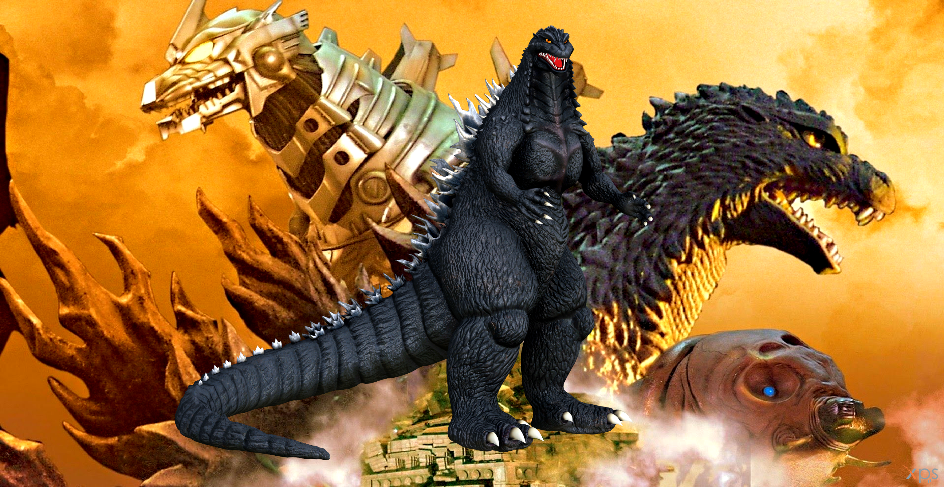 Godzilla 2003 - XPS Model by Godzillajack2 on DeviantArt