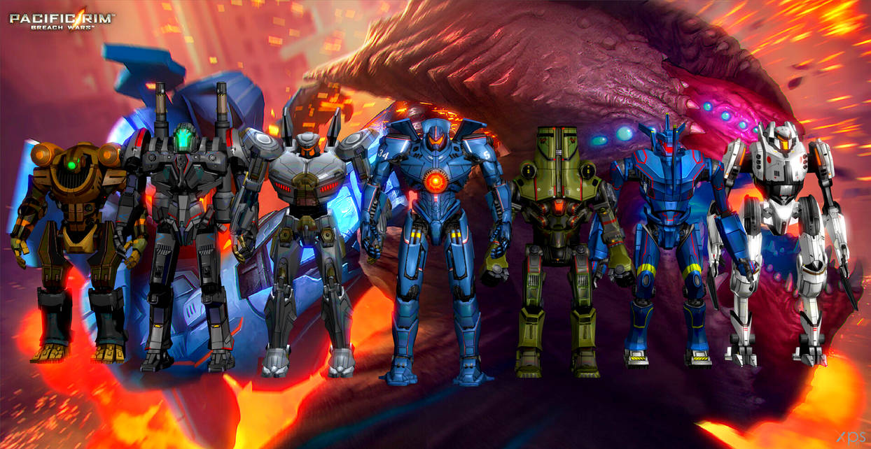 Pacific Rim Breach Wars Jaegers Pack 1 - XPS Model by Godzillajack2 on ...
