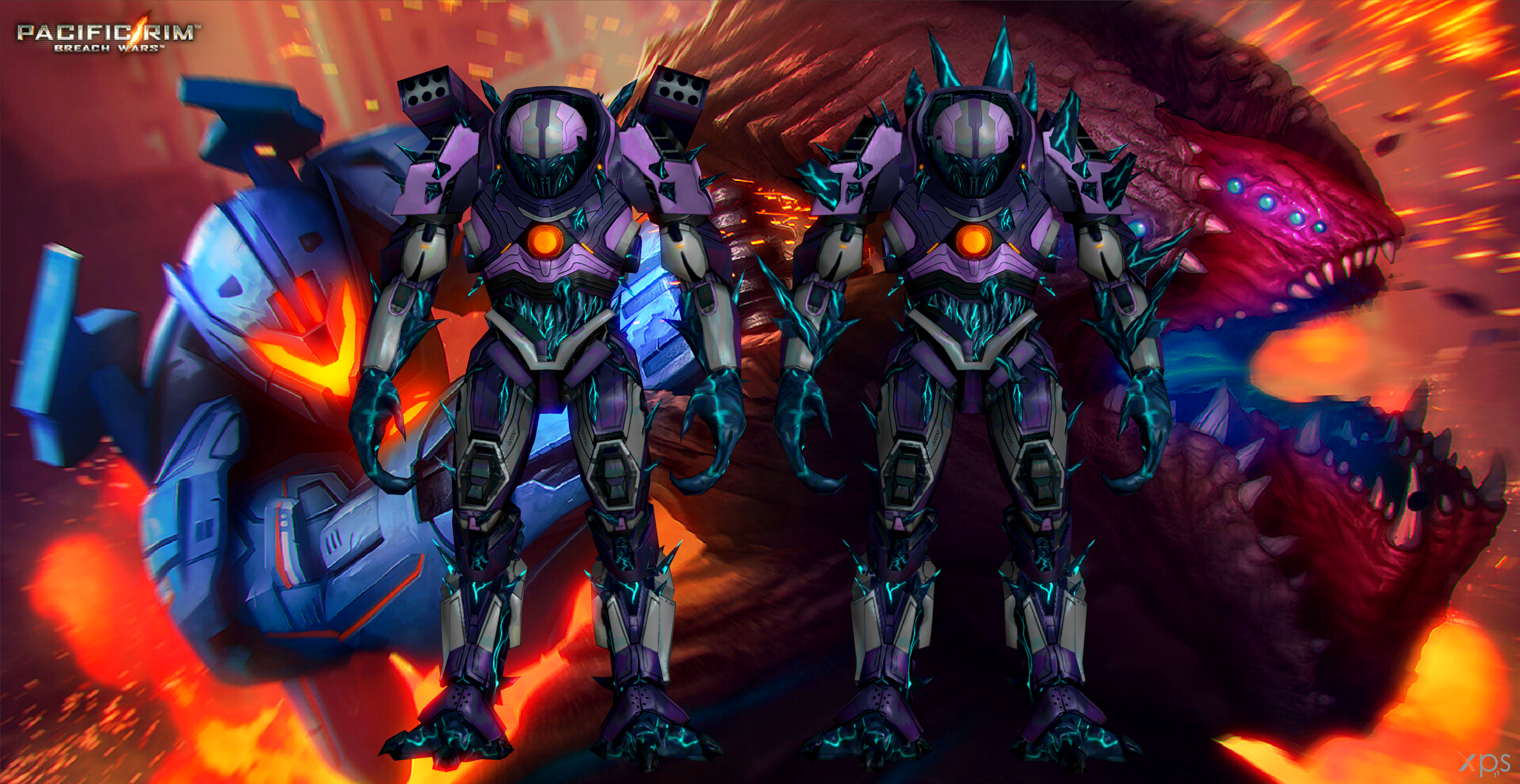 Pacific Rim Breach Wars Hybrid Pack 3 - XPS Model by Godzillajack2 on ...