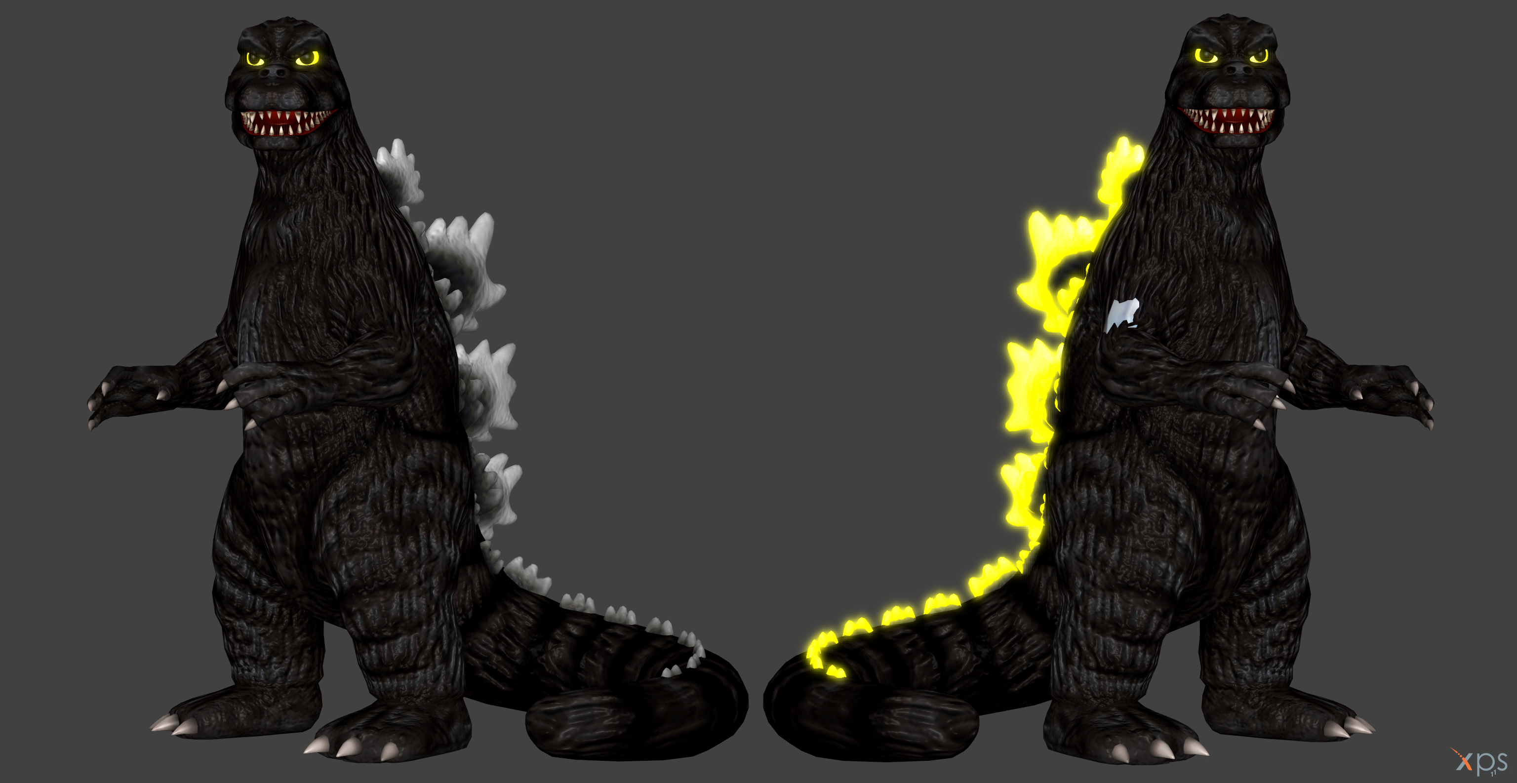 Fake Godzilla - XPS Model by Godzillajack2 on DeviantArt