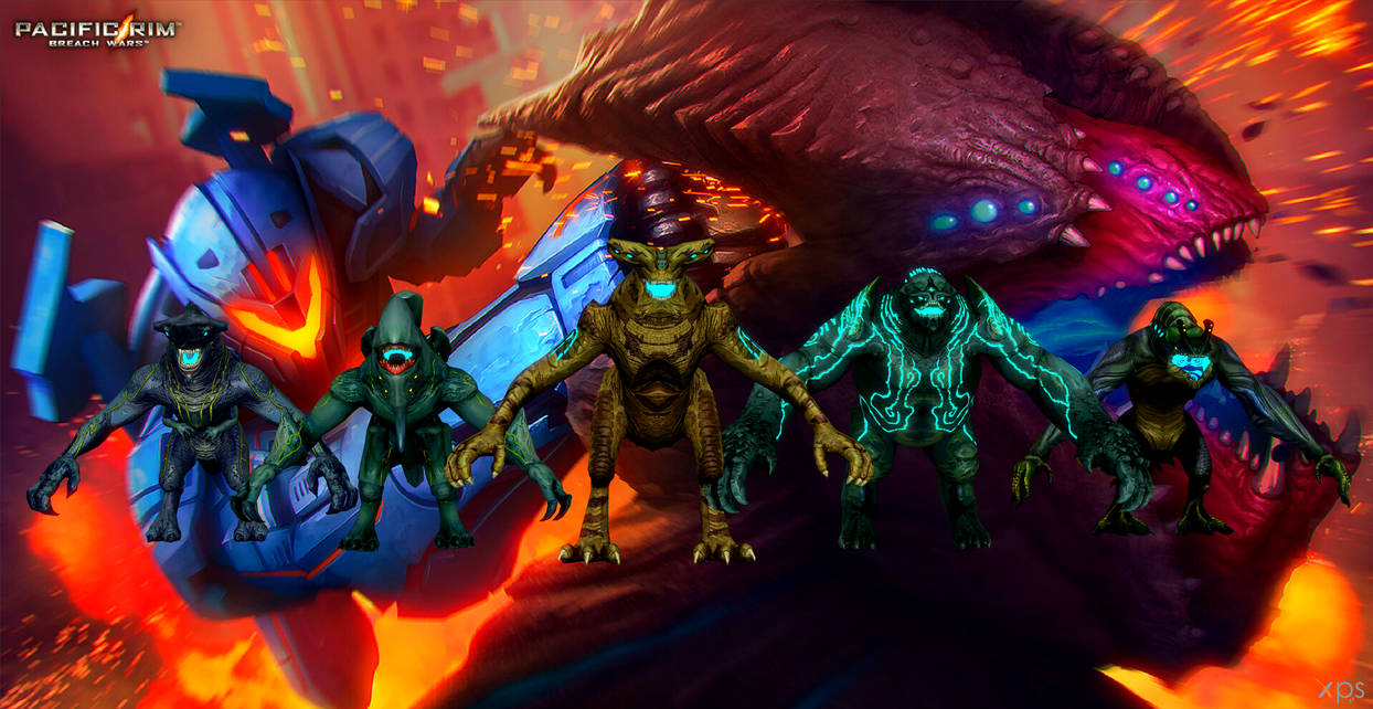 Pacific Rim Breach Wars Kaiju Pack 1 - Pack 1 by Godzillajack2 on ...