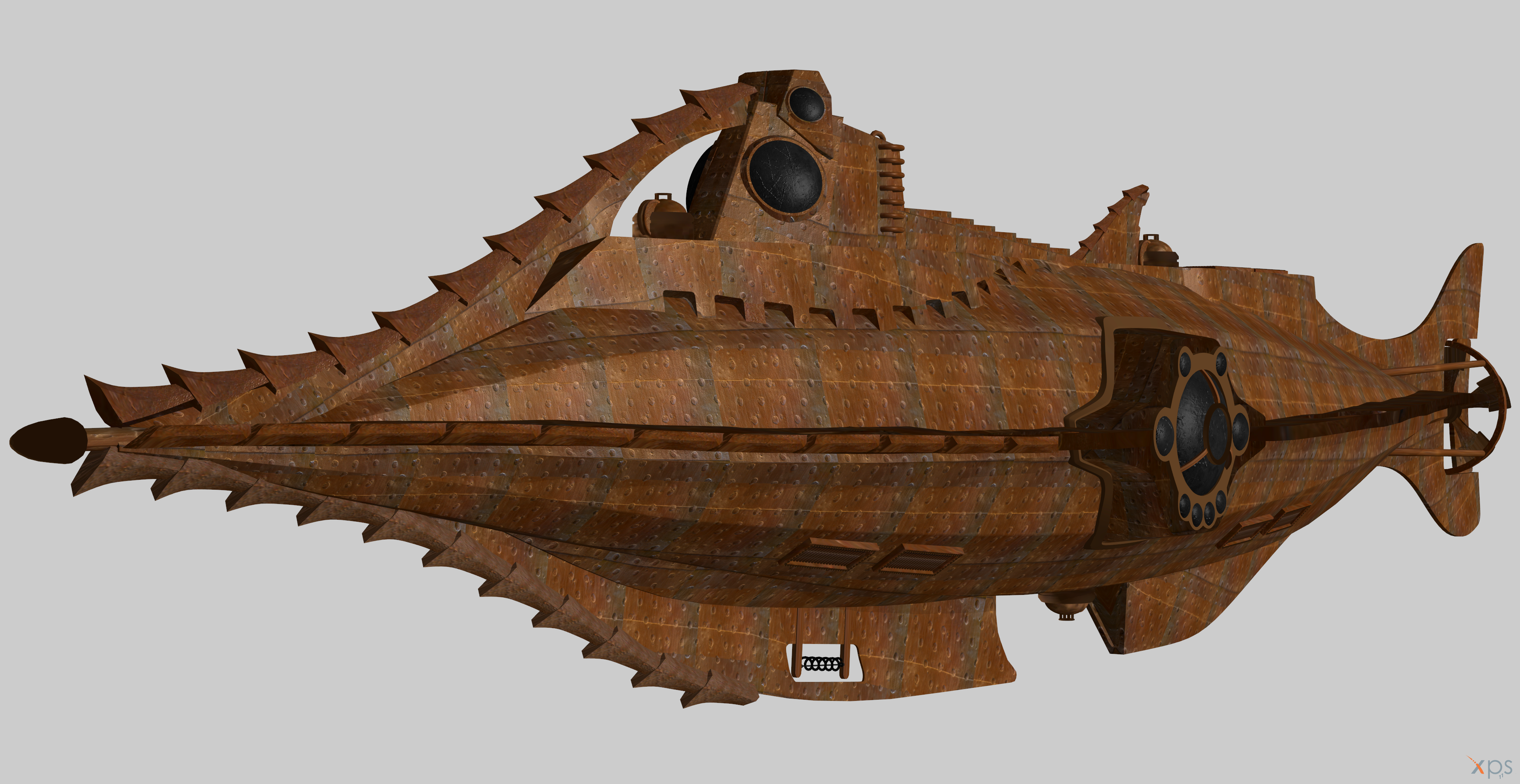 Disney Nautilus Submarine - XPS Model by Godzillajack2 on DeviantArt