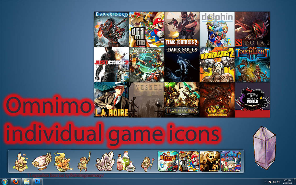 Rainmeter Game shortcuts by MechaChao on DeviantArt