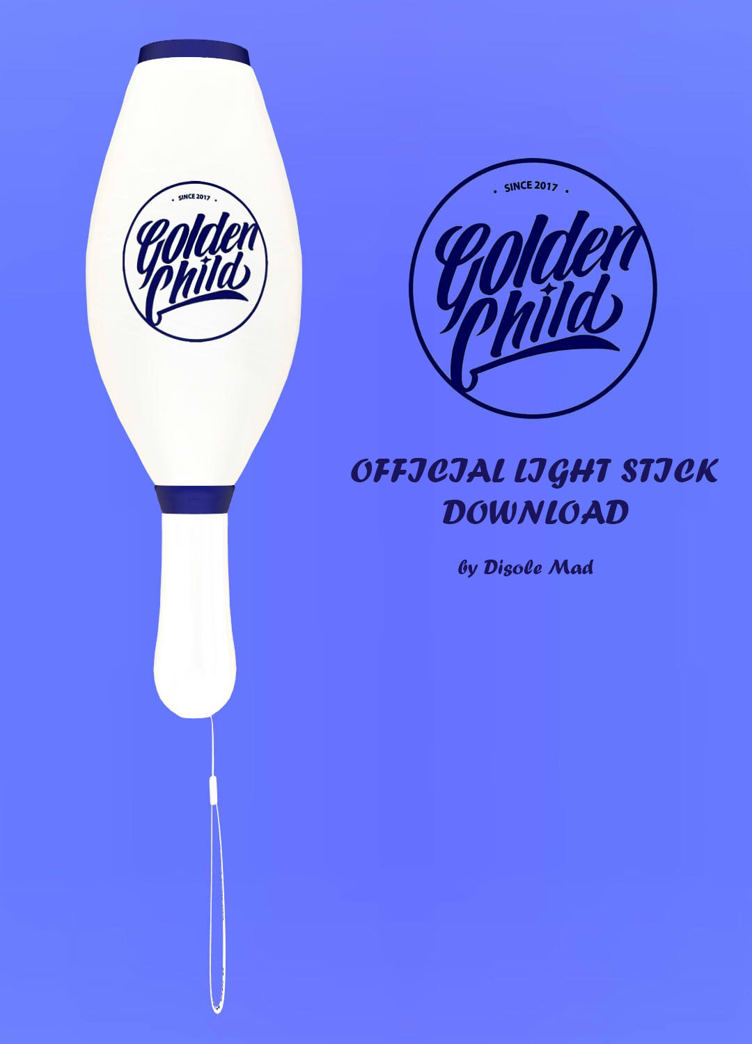 [MMD] Golden Child Lightstick (DOWNLOAD) by DisoleMad on DeviantArt