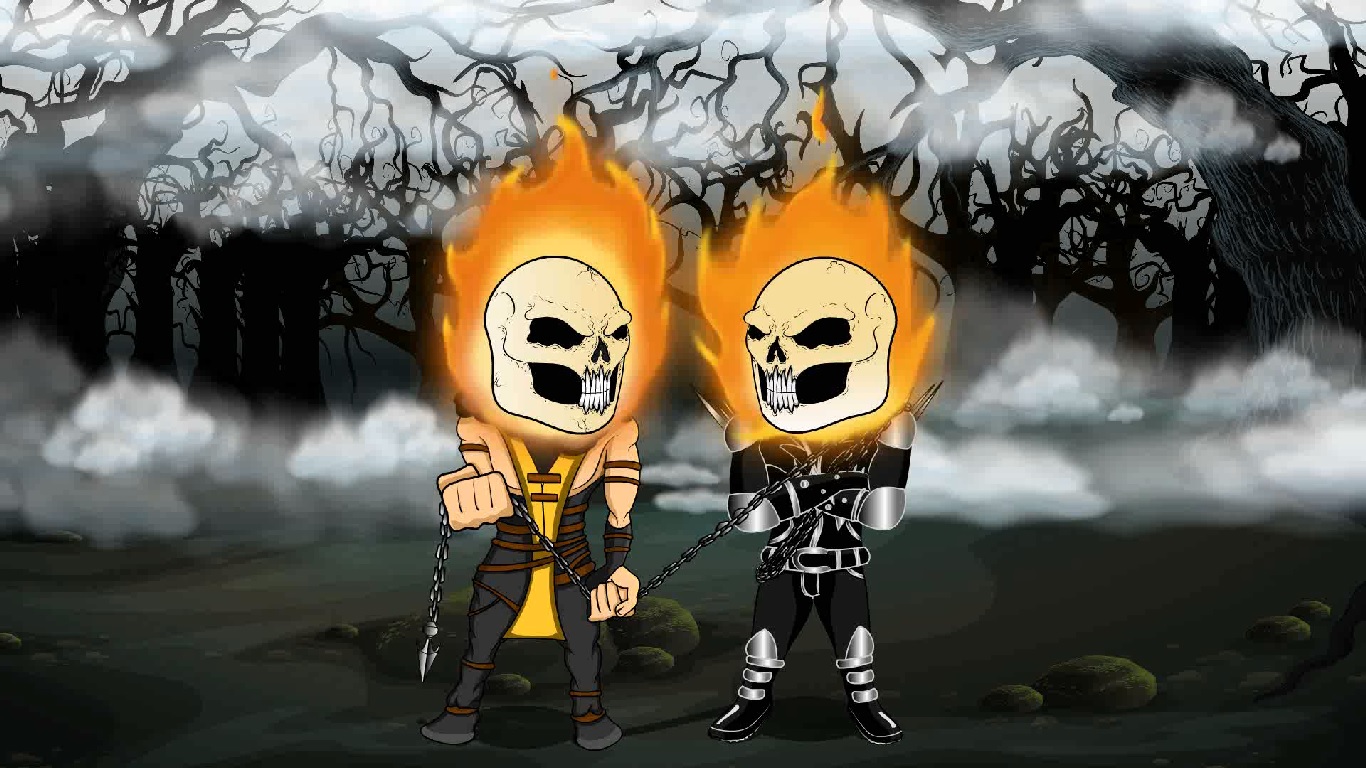Scorpion and Ghost Rider - 2D Animation by RuanGuerra on DeviantArt