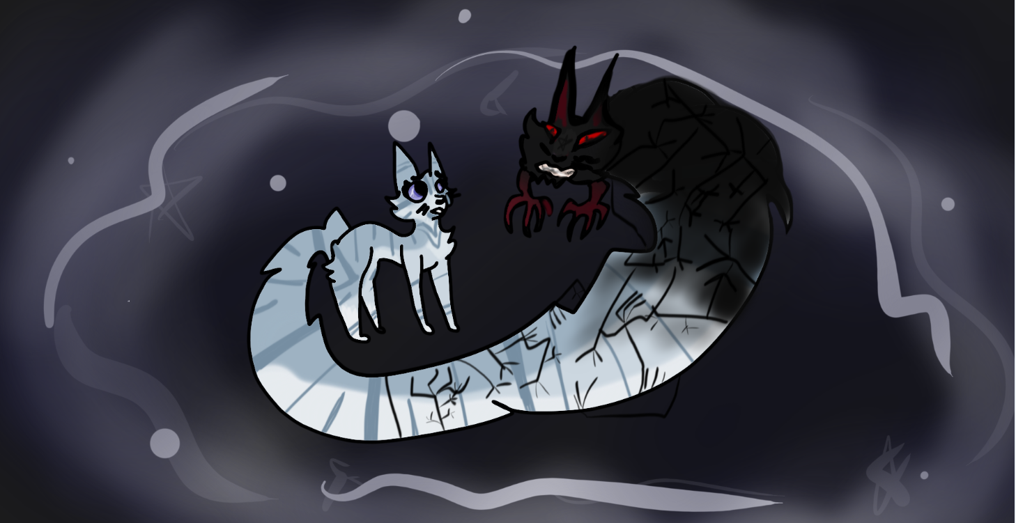 Spookified Feathertail - Inktober drawing. by Jihhmy5657 on DeviantArt