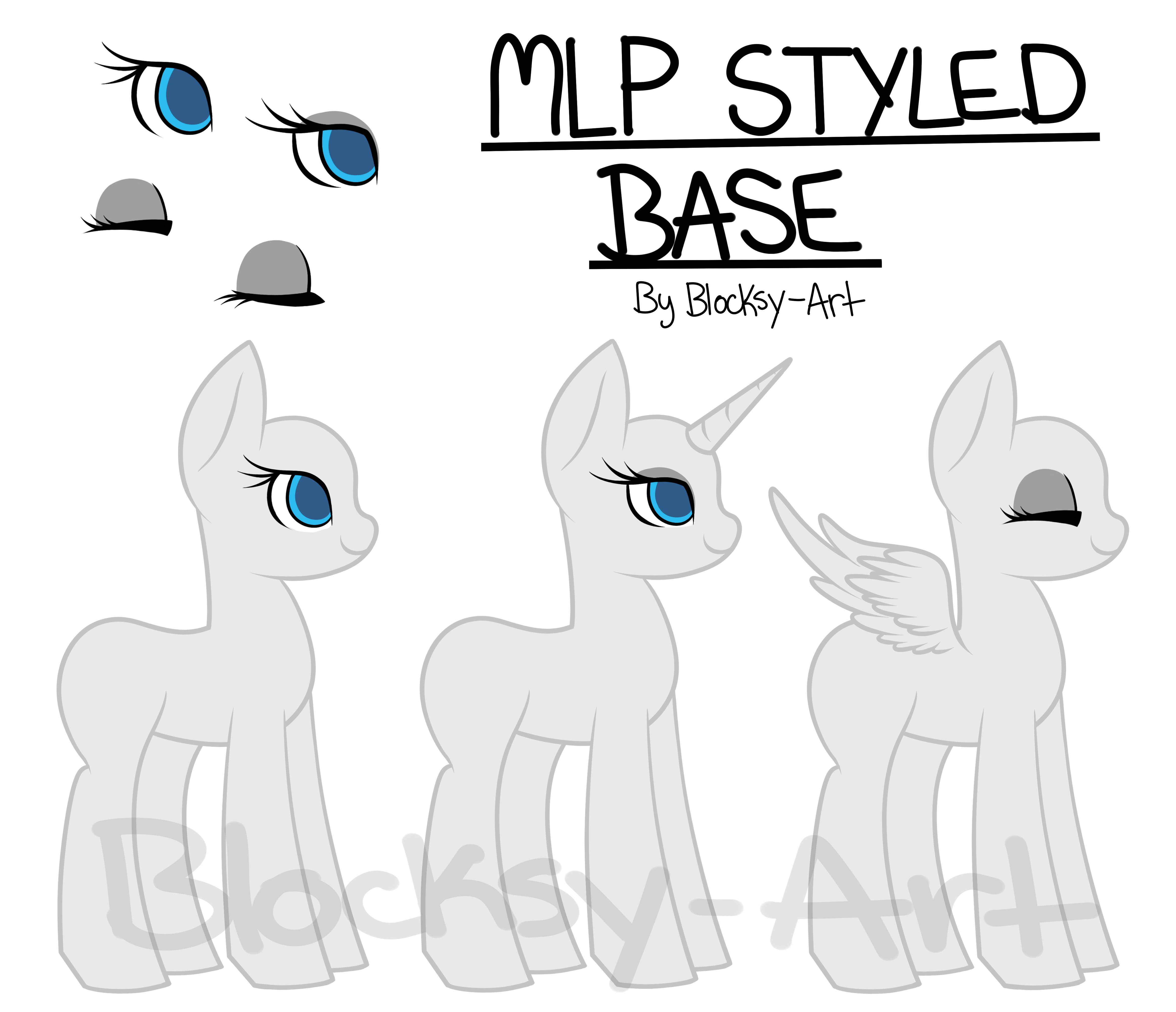 P2U Bases on Rainbow-Pony-Bases - DeviantArt