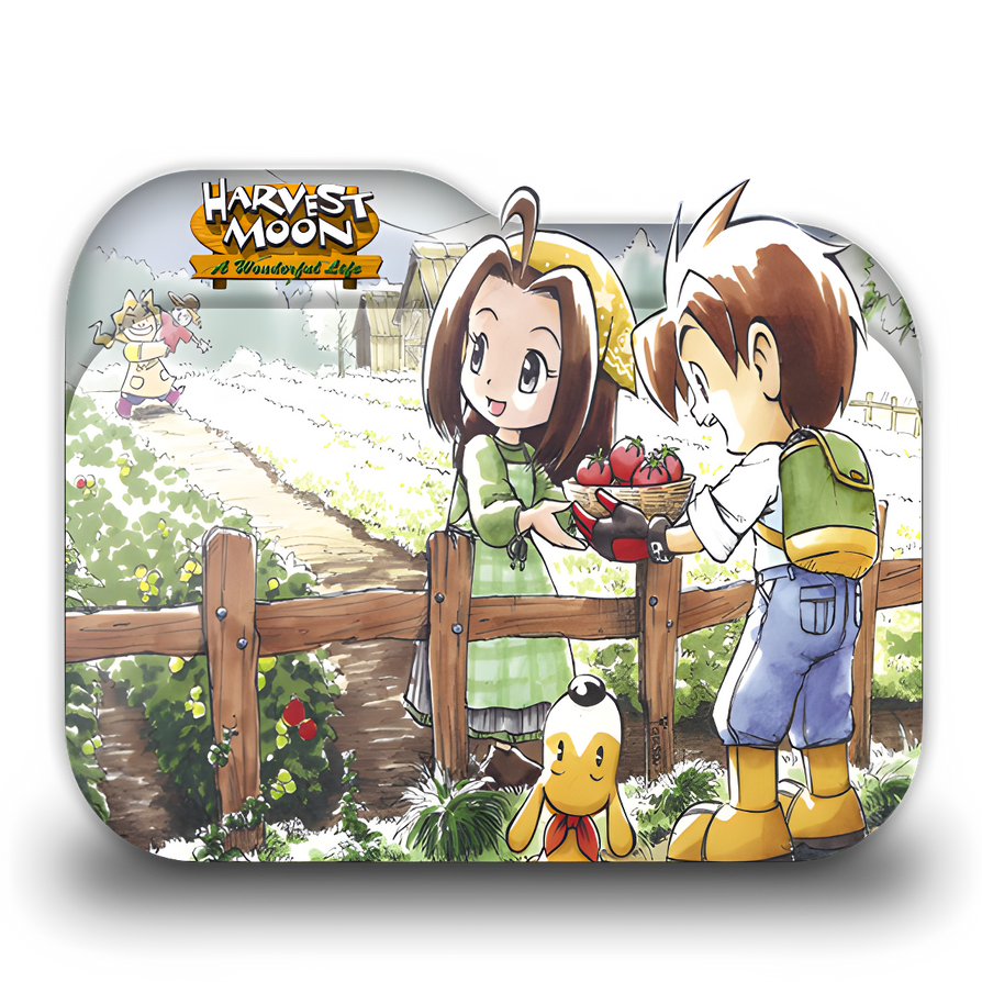 Harvest Moon A Wonderful Life Folder Icon by MJI13 on DeviantArt