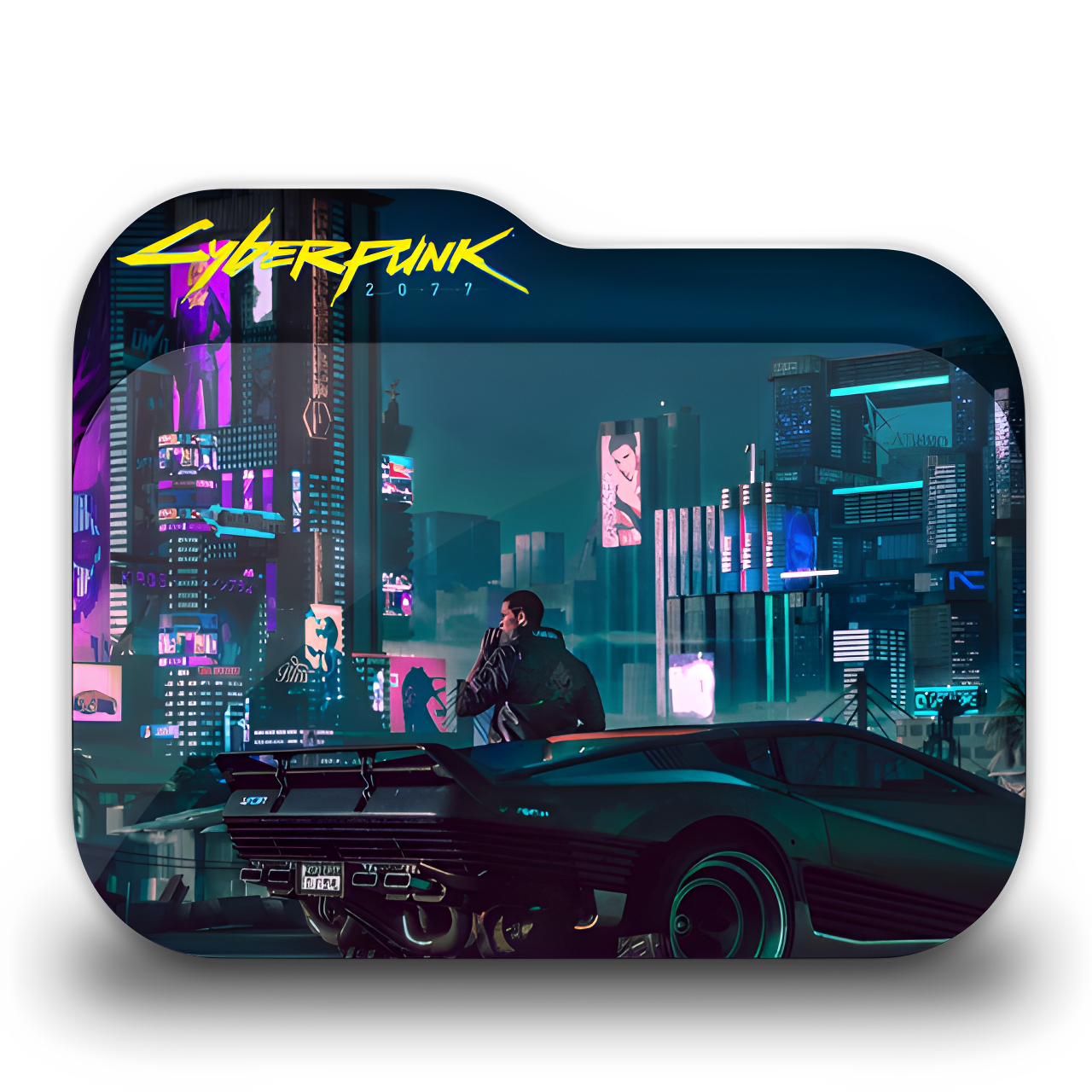 Cyberpunk 2077 Folder Icon by MJI13 on DeviantArt