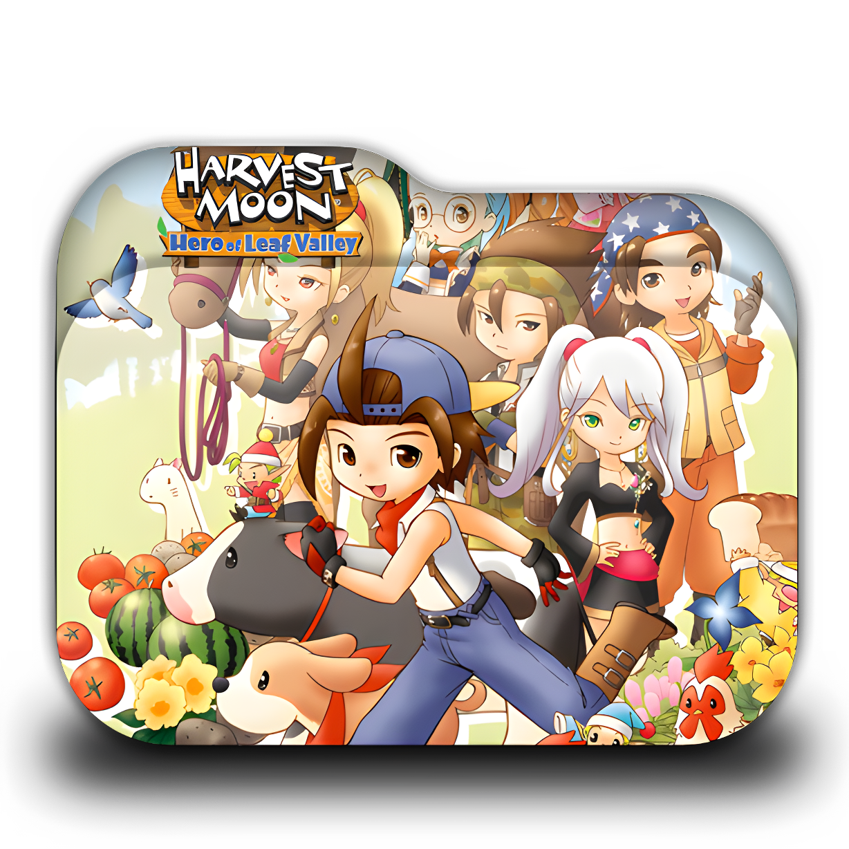 Harvest Moon Hero of Leaf Valley Folder Icon by MJI13 on DeviantArt