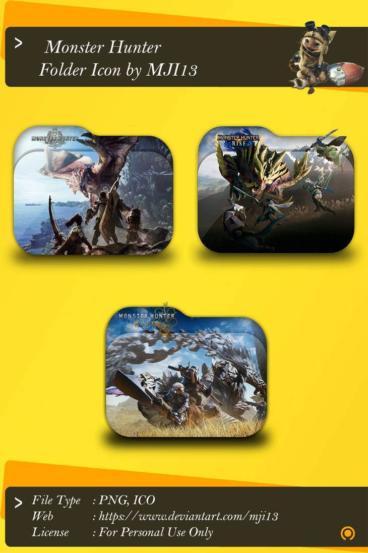 Monster Hunter Next Gen Folder Icon Pack by MJI13 on DeviantArt