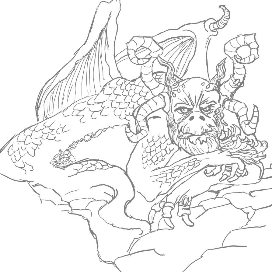 Grendel Dragon by BanjoInk on DeviantArt