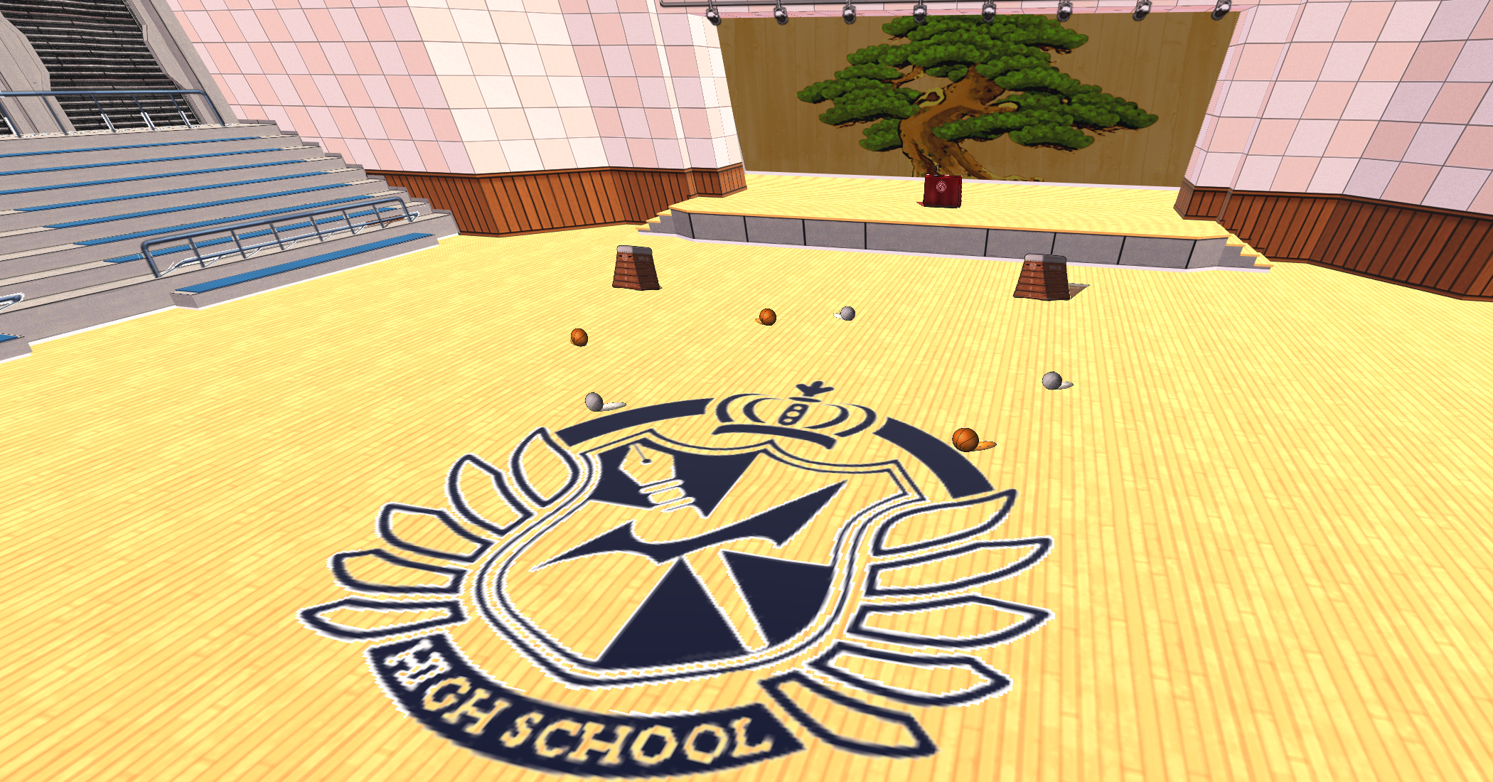 MMD Dangan Ronpa Gym DL by Oneirio on DeviantArt