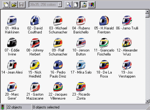 F1 Helmets 2000 by barta on DeviantArt