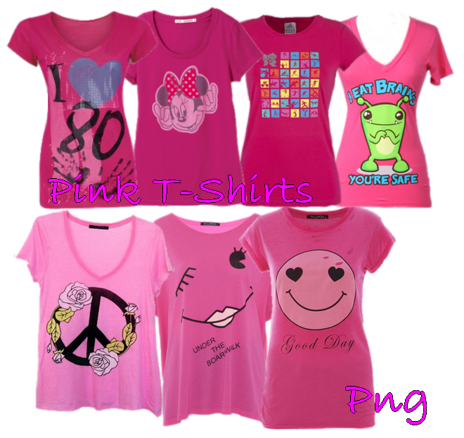 Pink T-Shirt png set1 by JEricaM on DeviantArt