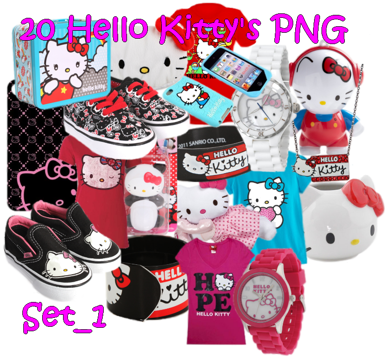 20 Hello Kitty's Png Set1 by JEricaM on DeviantArt