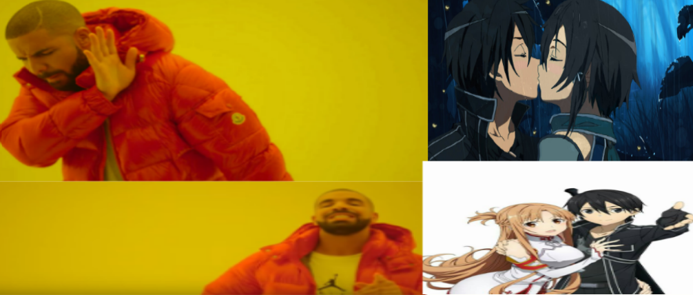 anime couple shipping meme by alfonsopina887 on DeviantArt