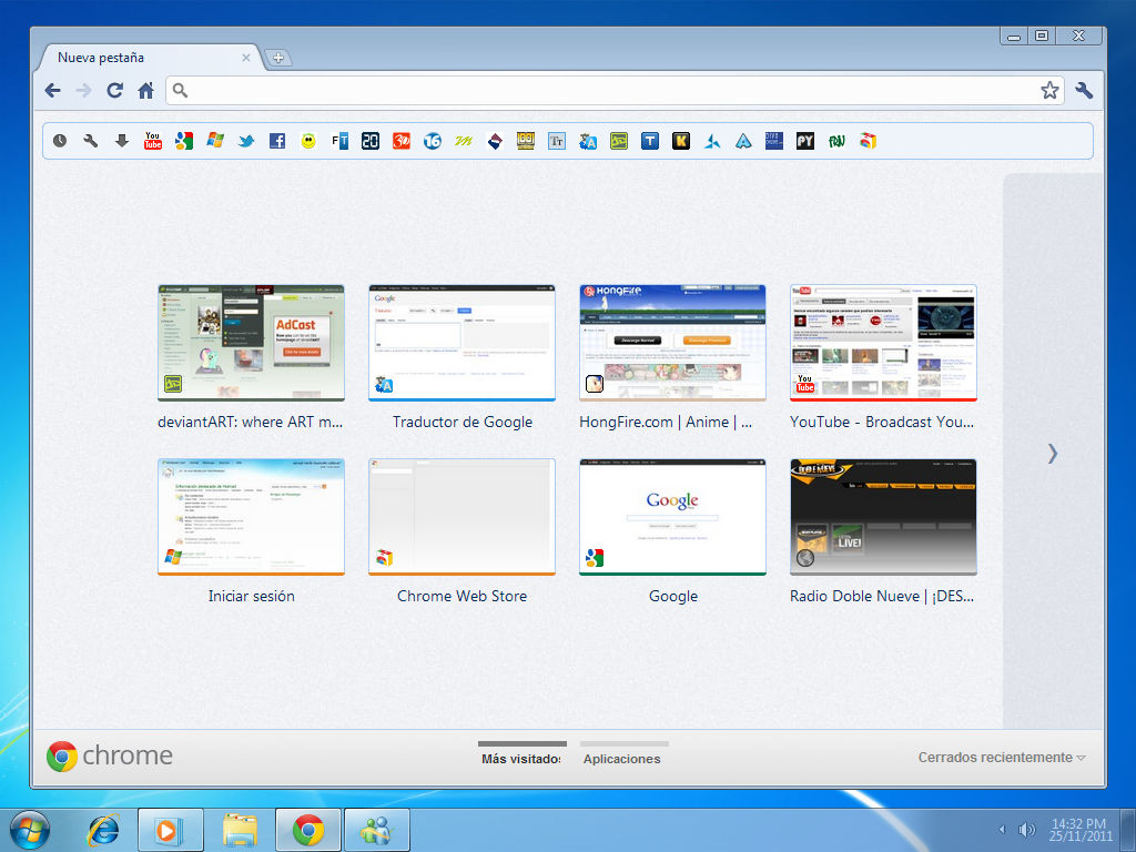 Google Chrome Seven basic theme by DeMoNBL4dE on DeviantArt