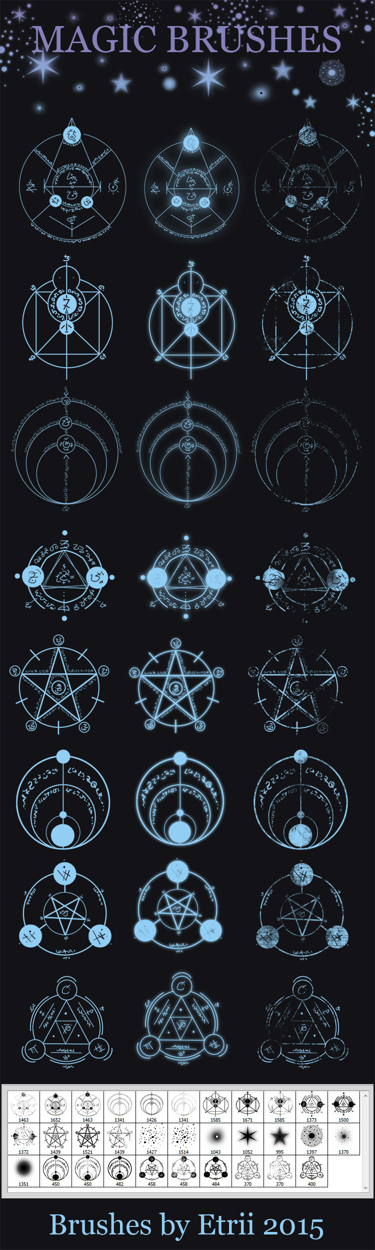 Magic photoshop brushes by Etrii by etrii on DeviantArt