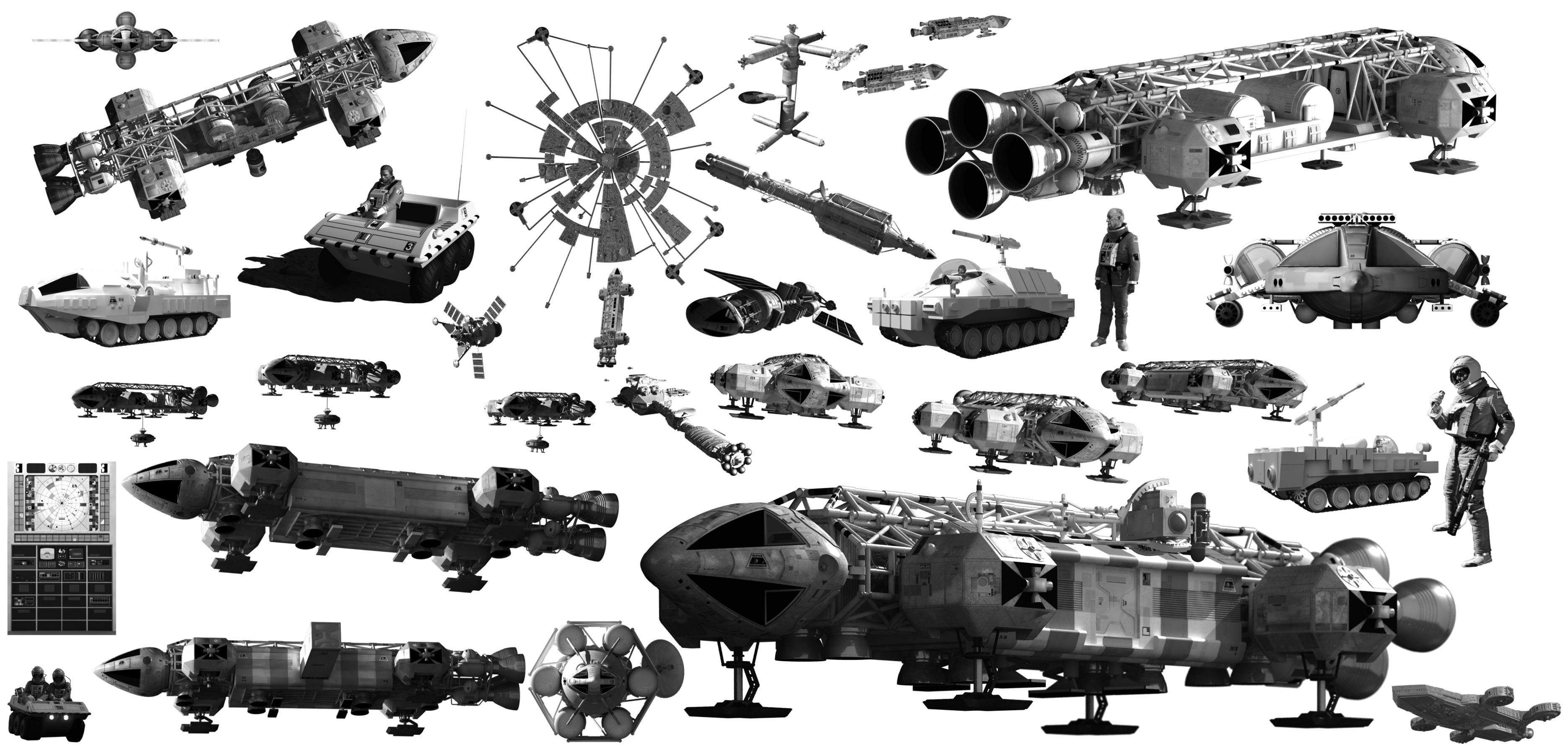 Space 1999 Spacecraft Designs