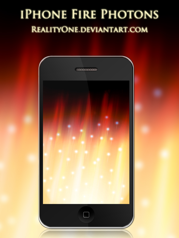 iPhone Fire Photons by RealityOne on DeviantArt