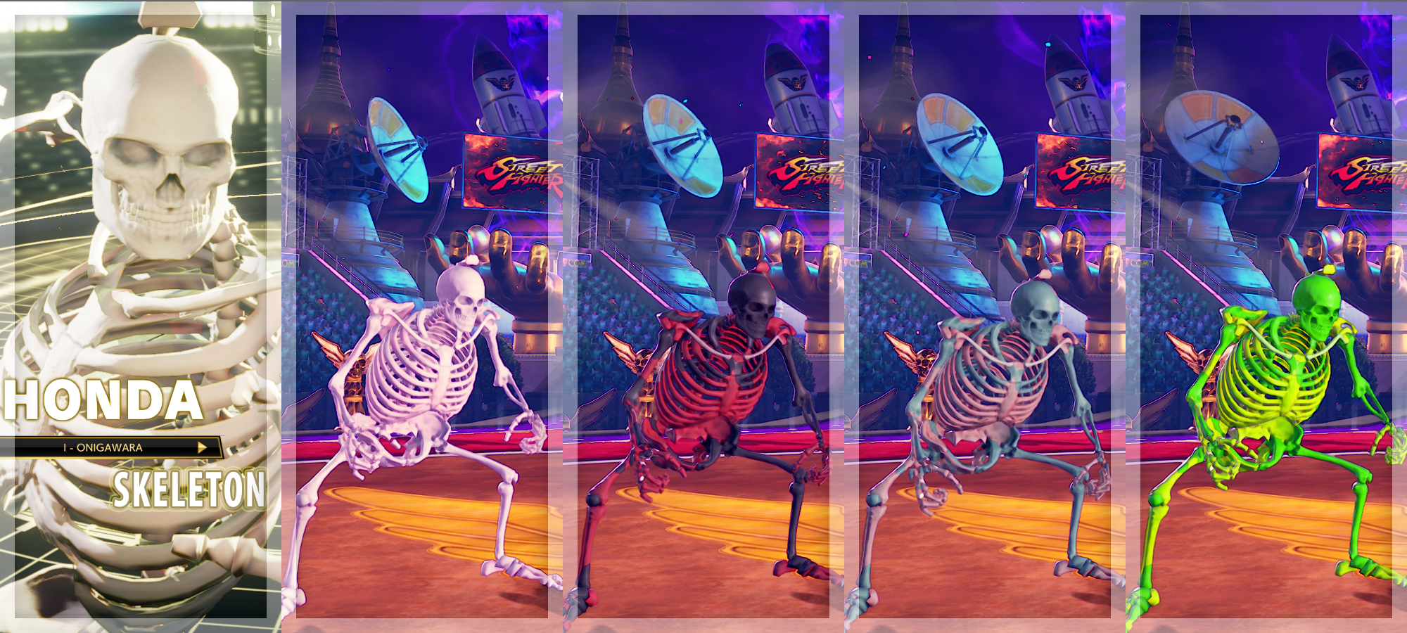 [Swap Mod]E.Honda's Colorful Skeleton by TiggieWhite on DeviantArt