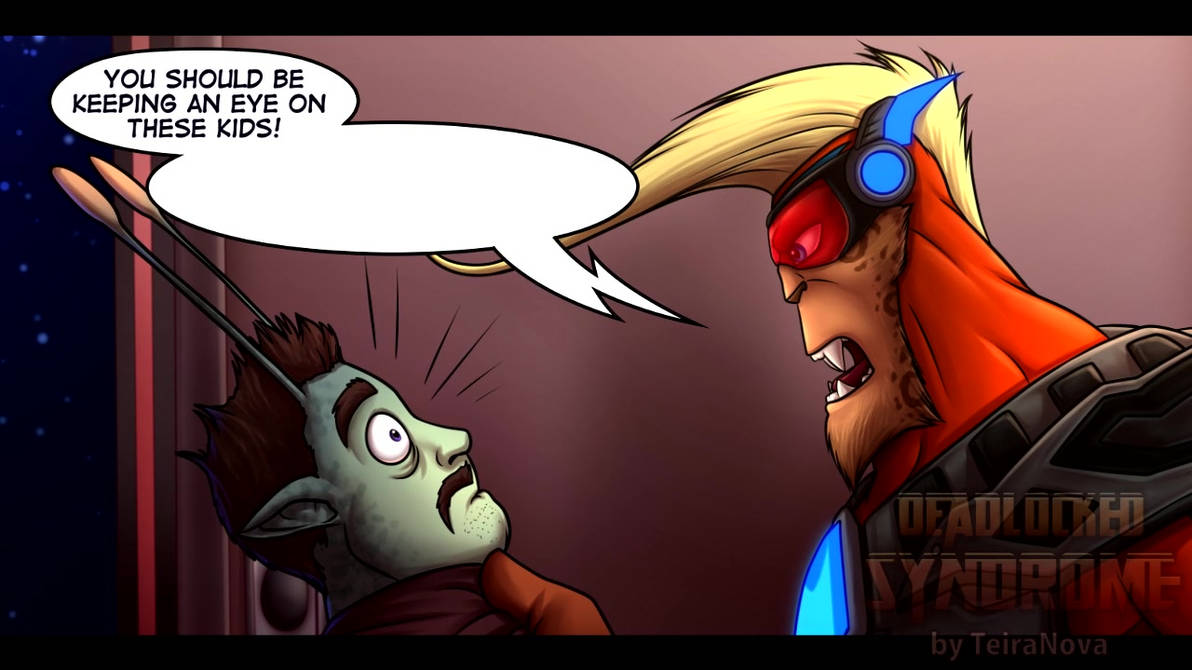 Deadlocked Episode Eps 3 scene Ace and Alien Dad by Teira-Nova on ...