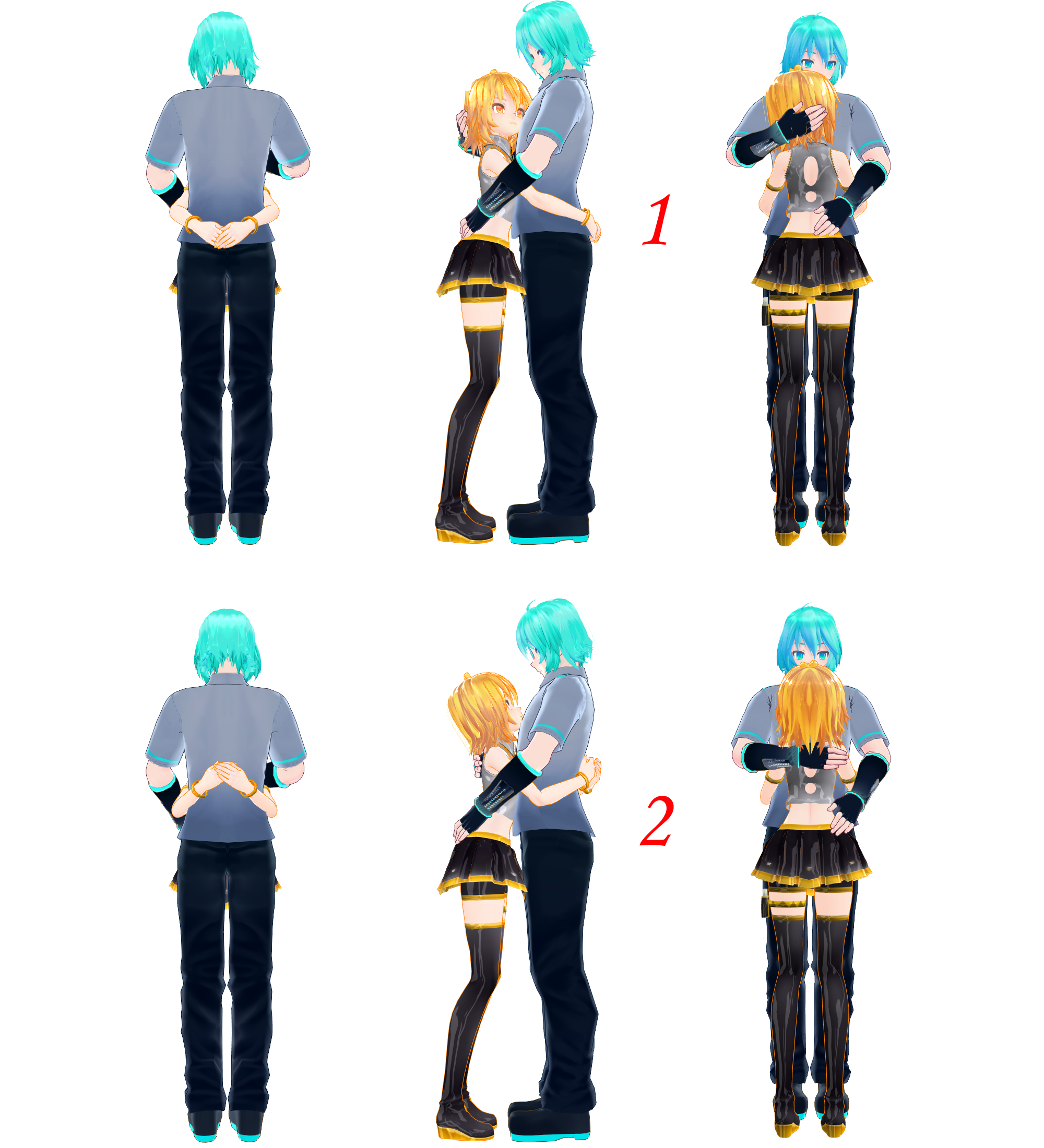 Couple Pose 4 by KawanoChan24 on DeviantArt