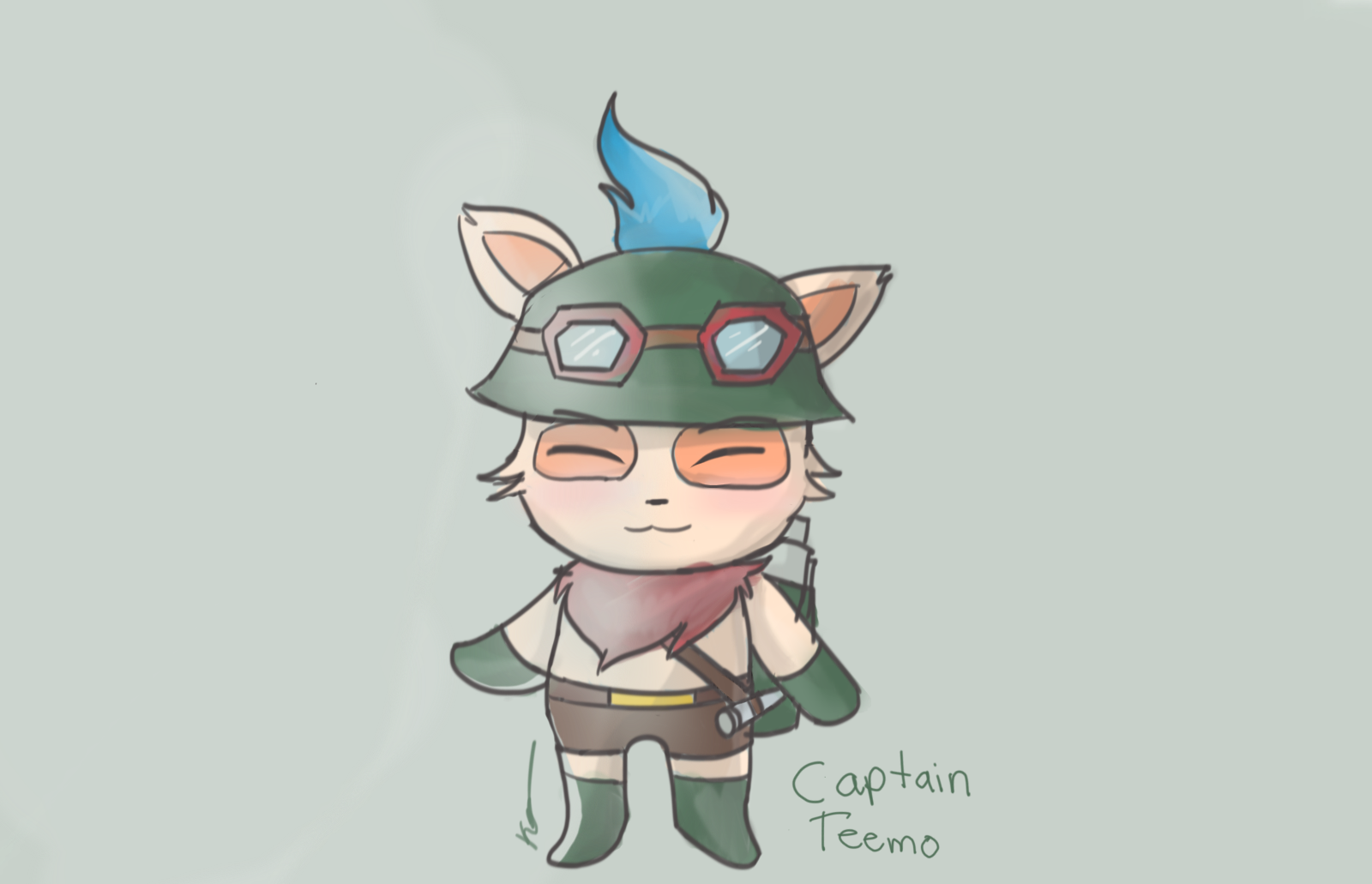 Captain Teemo by iiskittlex on DeviantArt