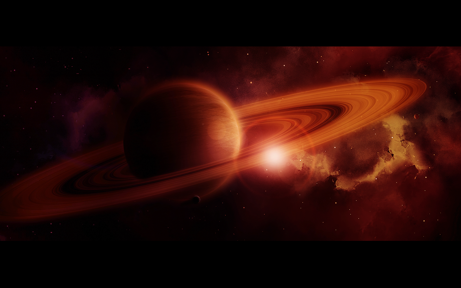 Burning Space by madalincmc on DeviantArt