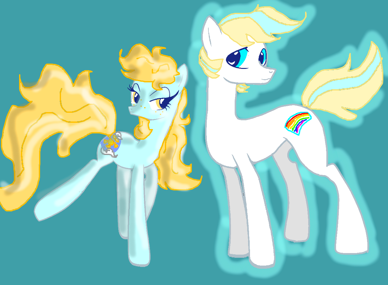 MLP Hemera and Aether (Greek deities) by Rain-Splash-pony on DeviantArt