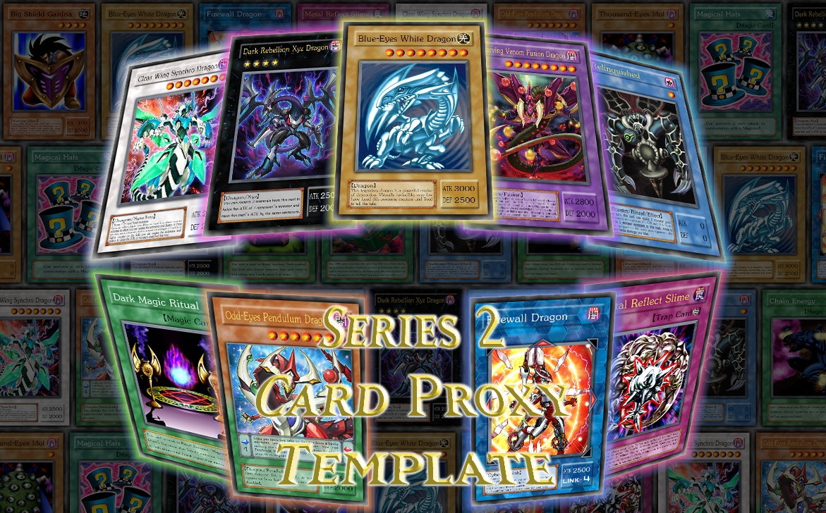 YGO Series 2 Card Template by TinySpiderProduction on DeviantArt