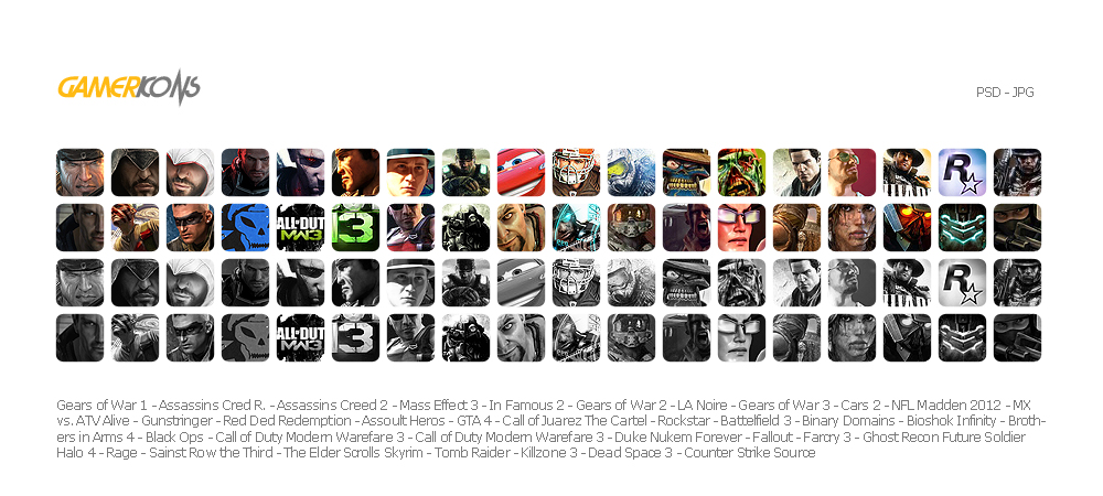 Gamer Icons - Free Download by Super-Designs on DeviantArt