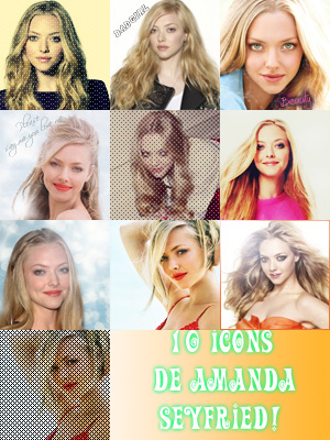 10 icons de amanda seyfried :D by Gabiirb on DeviantArt