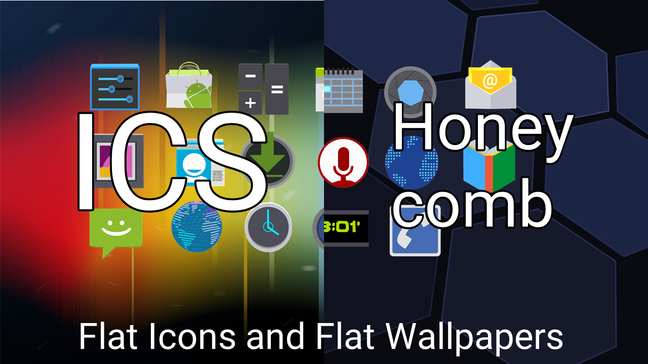 Android Flat Icons by HK by HKtorito on DeviantArt
