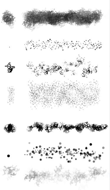 Texture Brush Set by AliceInUnderland on DeviantArt