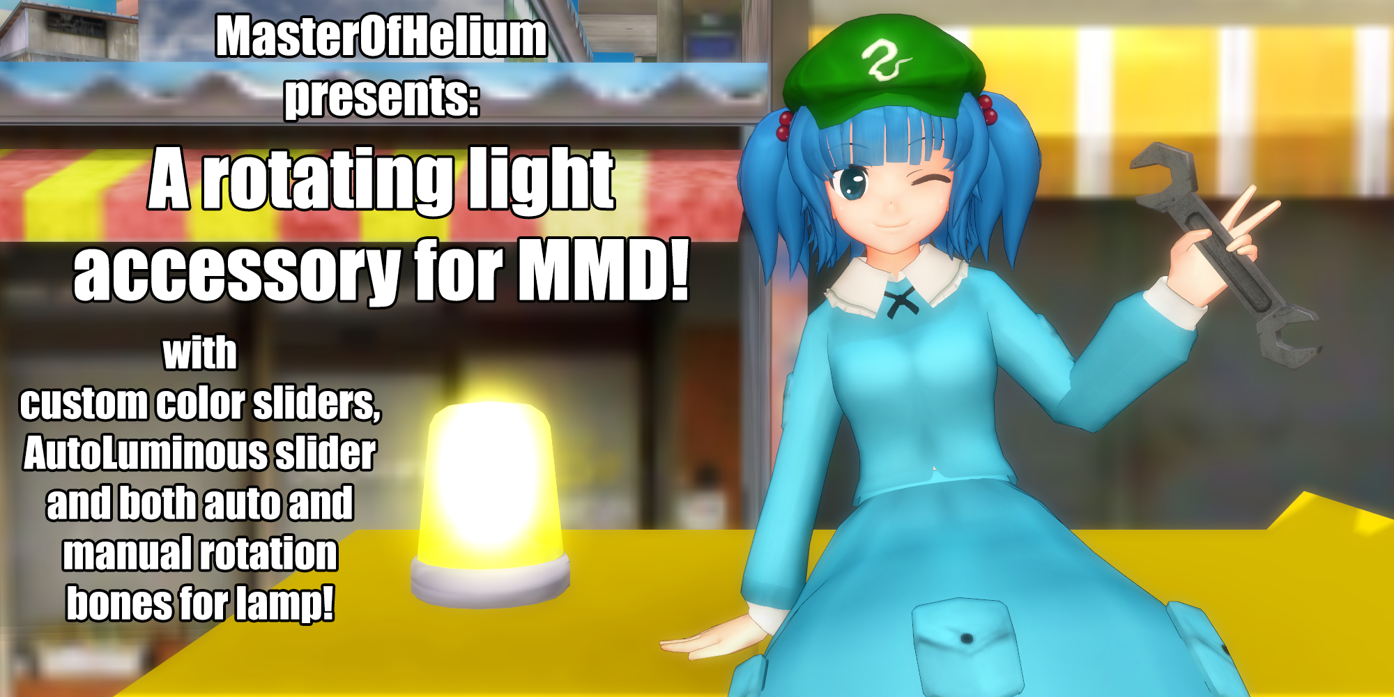 [MMD accessory download] Rotating light by MasterOfHelium on DeviantArt
