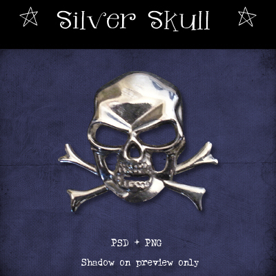 Silver Skull by Dark-Yarrow on DeviantArt